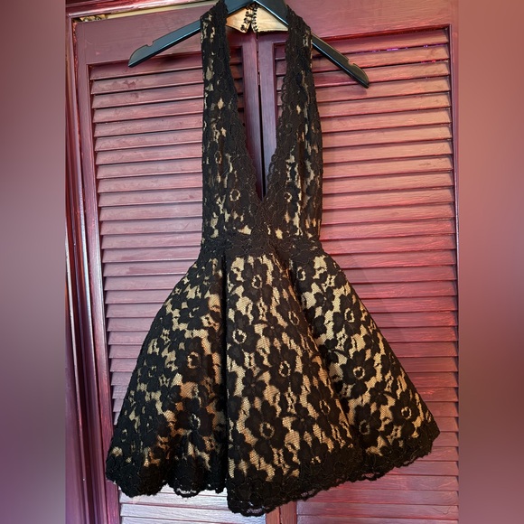 debbie carroll | Dresses | Debbie Carroll Designs Black Lace Backless ...